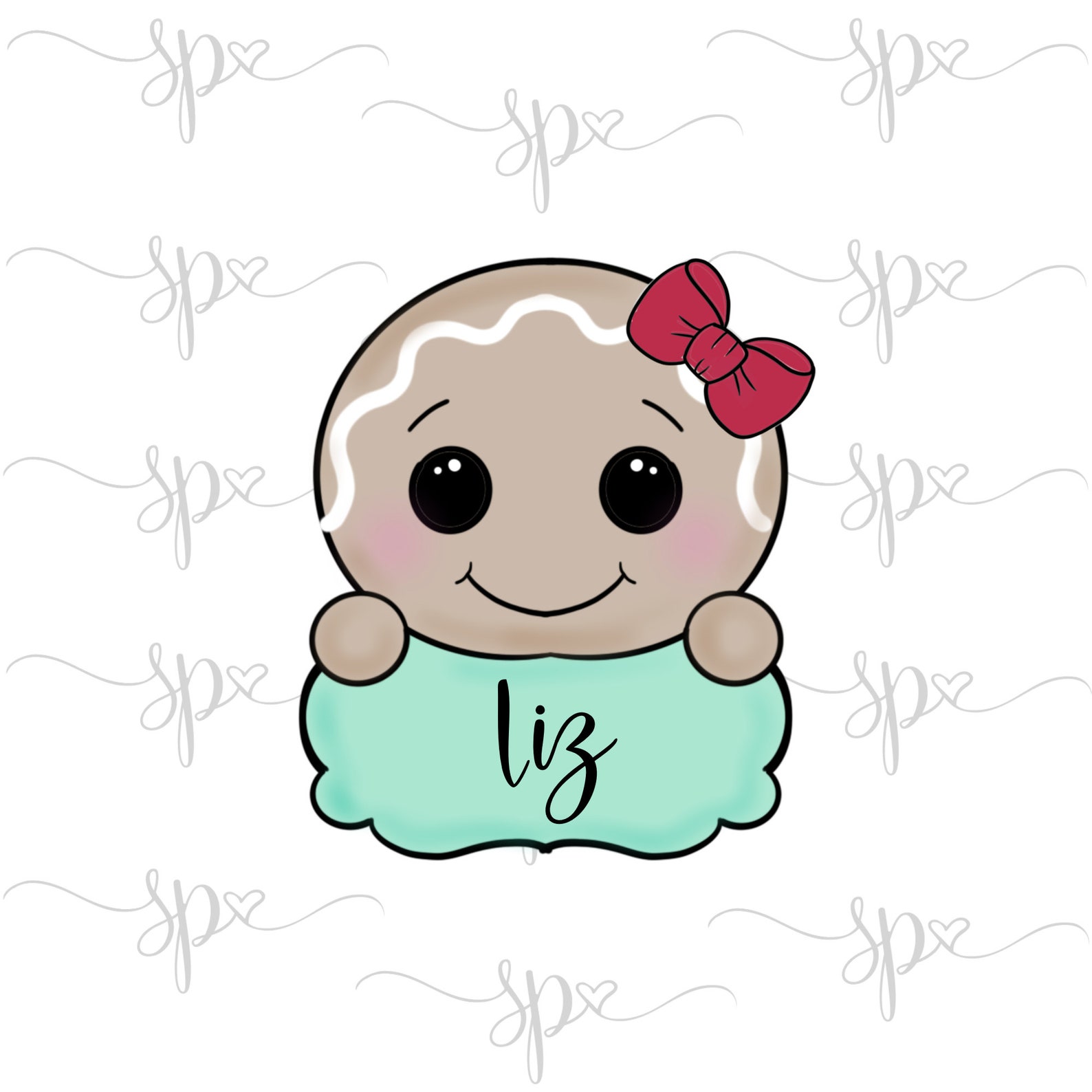 Girly Gingerbread Plaque 2019 Cookie Cutter - Etsy