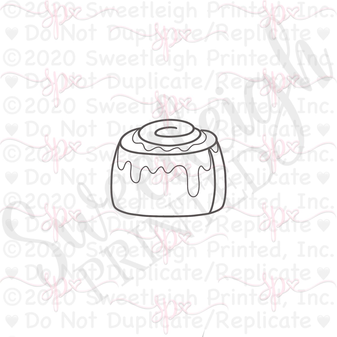 Cinnamon Roll Cookie Cutter - Etsy