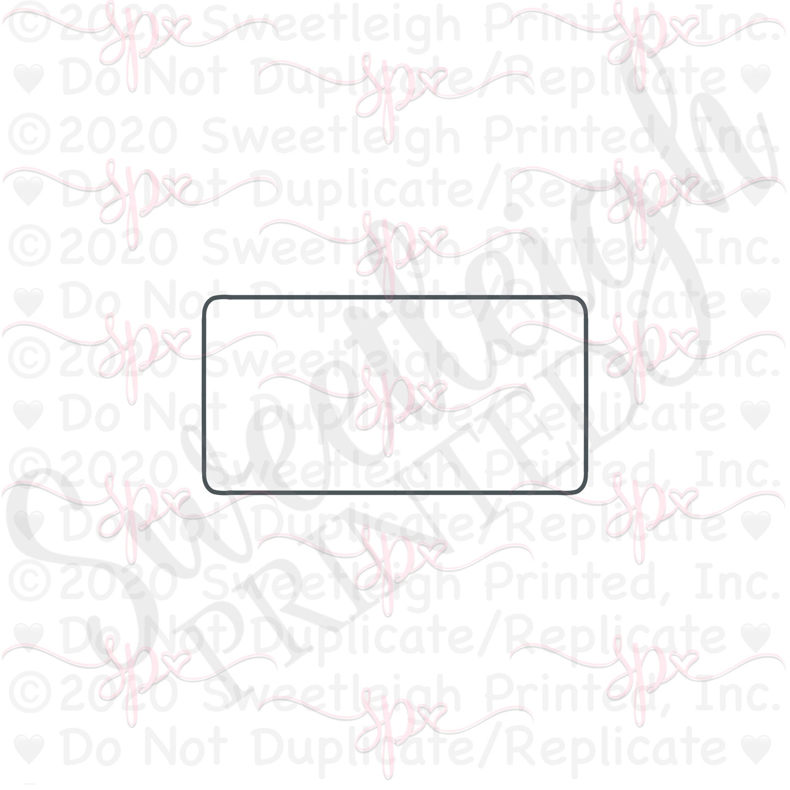 Rounded Rectangle Cookie Cutter | Etsy