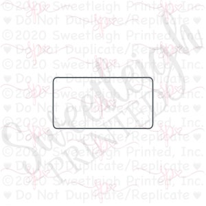 Rounded Rectangle Cookie Cutter | Etsy