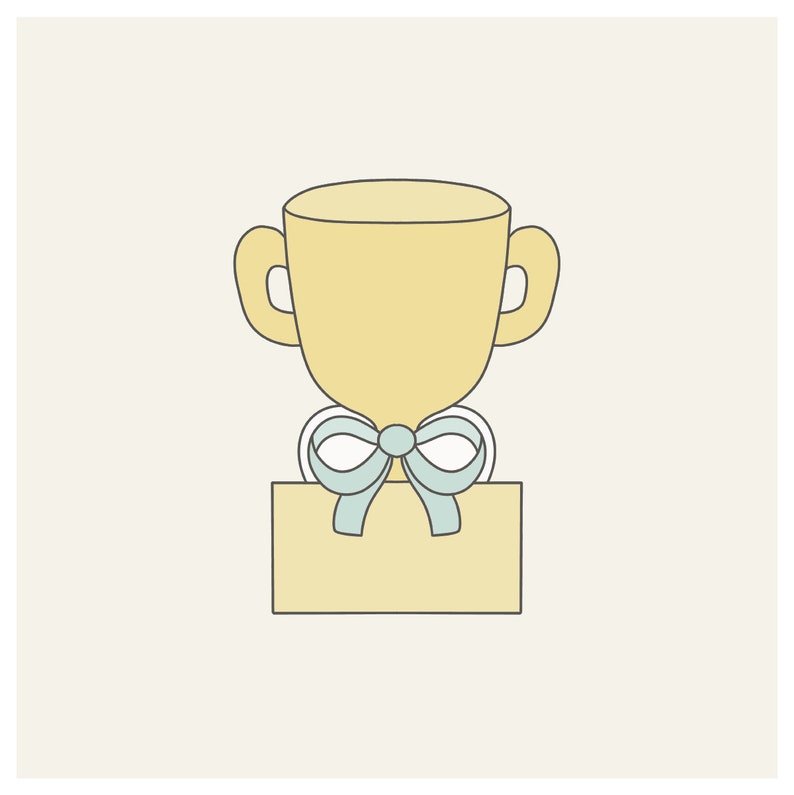 Mom Trophy Cookie Cutter - Etsy