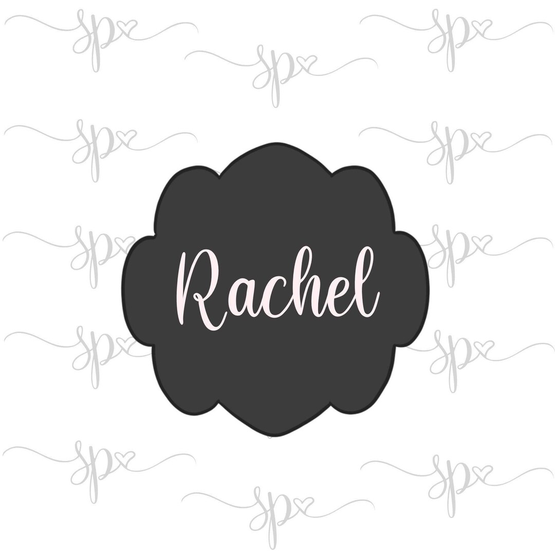 Rachel Plaque Cookie Cutter - Etsy