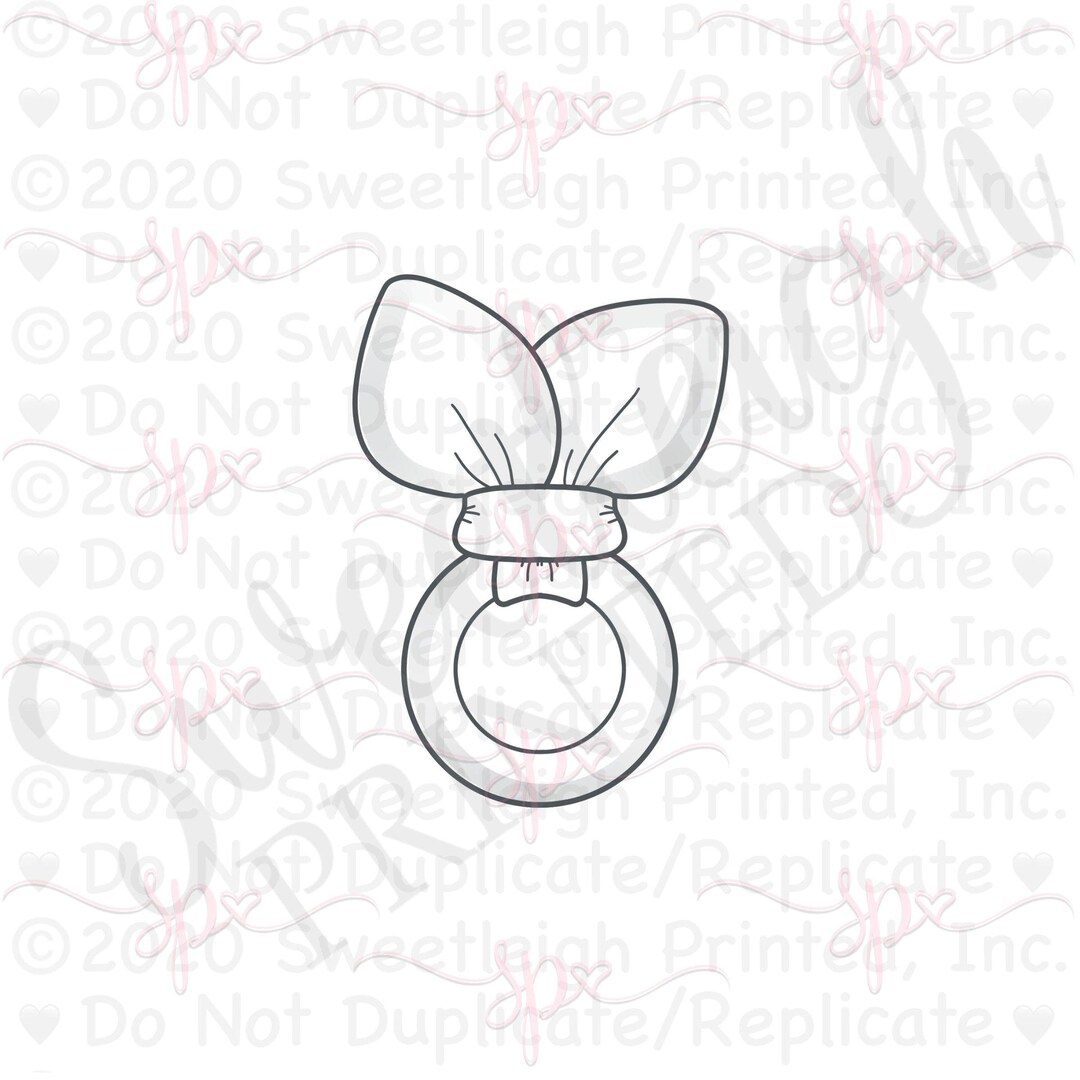 Knotted Teething Ring Cookie Cutter - Etsy