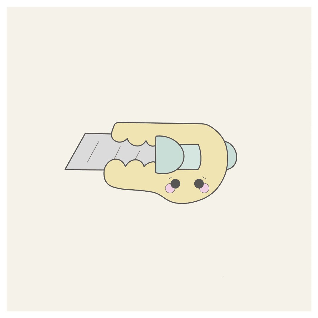 Kawaii X-acto Knife Cookie Cutter - Etsy