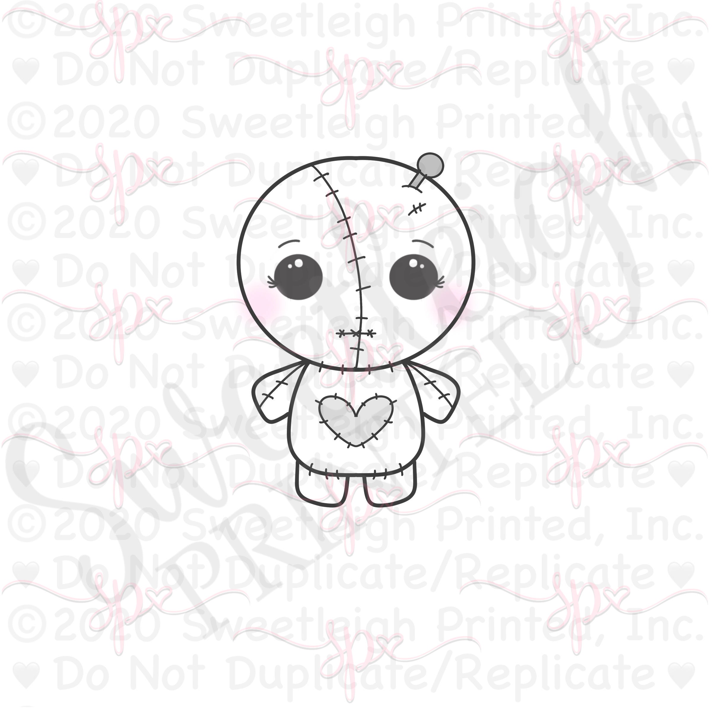 Cute Rag Doll Drawing