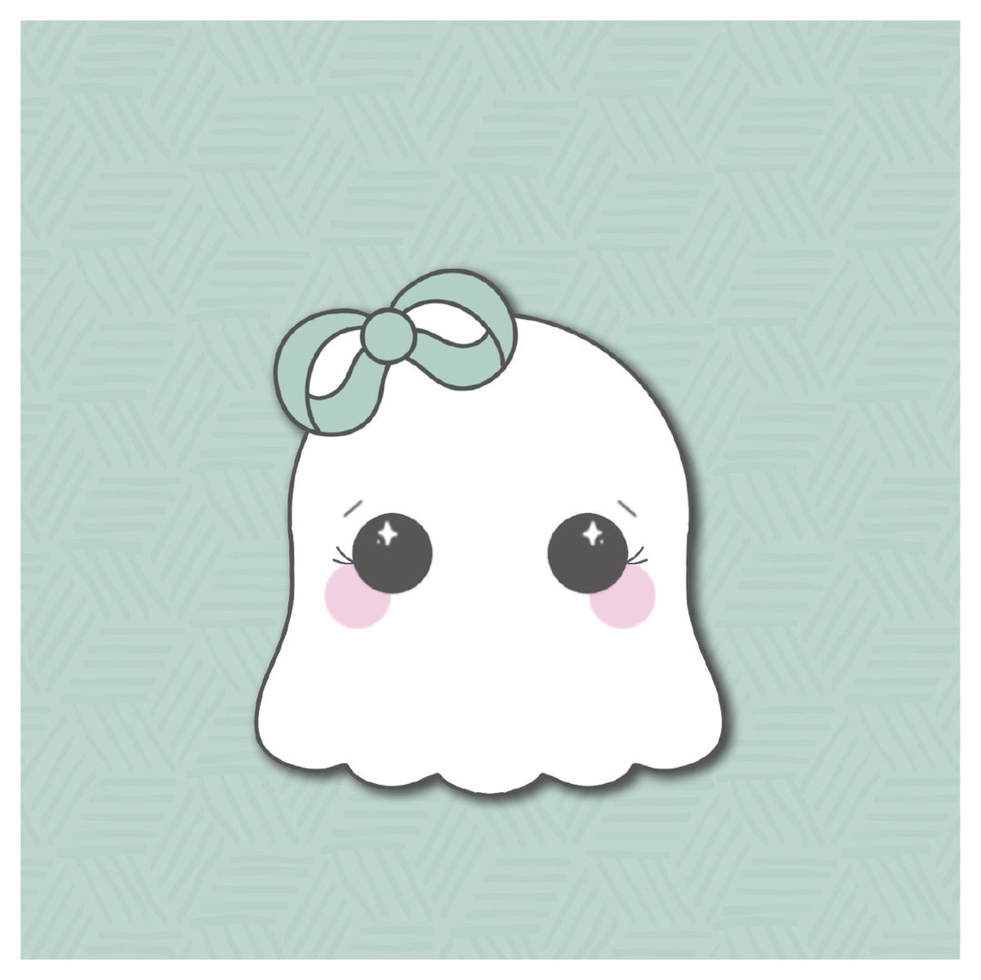 Girly Chibi Ghost Cookie Cutter - Etsy
