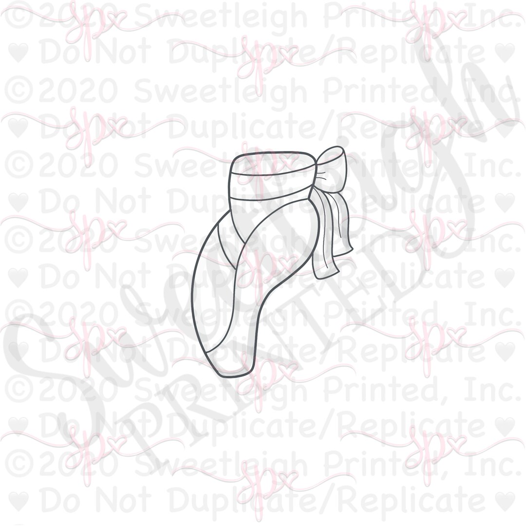 Pointe Shoe Cookie Cutter - Etsy