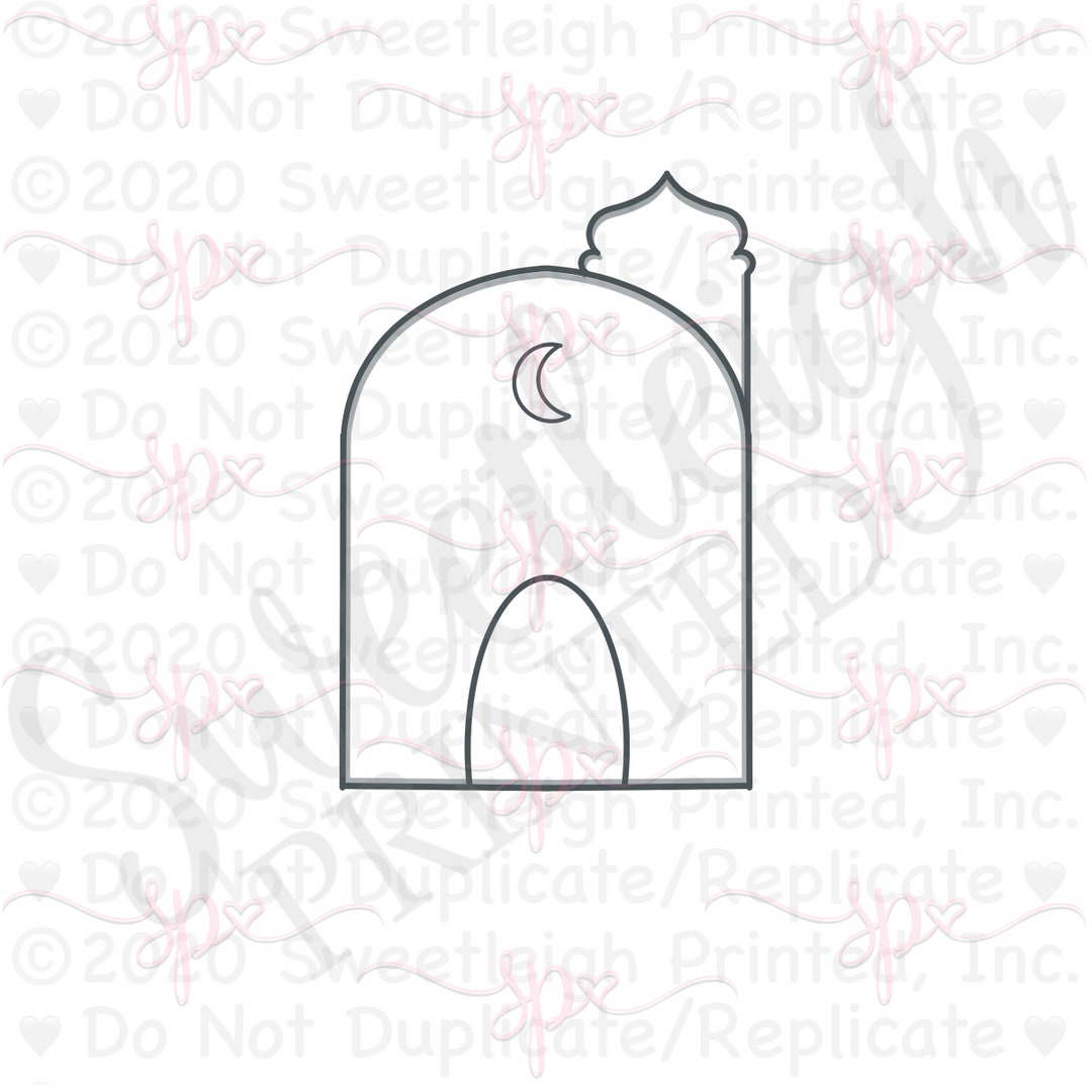 Mosque 2 Cookie Cutter - Etsy