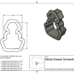 Nerdy Kawaii Screwdriver Cookie Cutter - Etsy