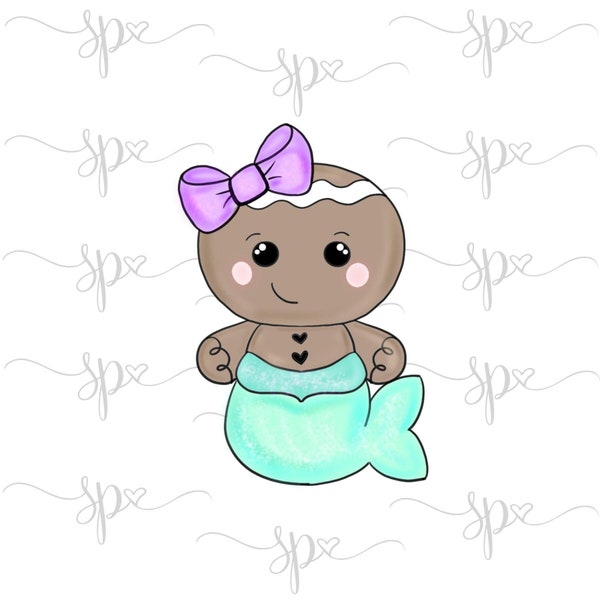 Gingerbread Mermaid - Etsy
