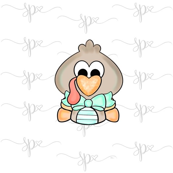 Droopy Turkey Cookie Cutter | Etsy