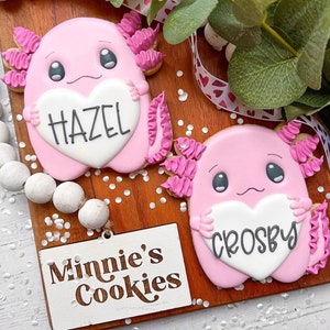 Axolotl Cookie Cutter by Minniecakes - Etsy