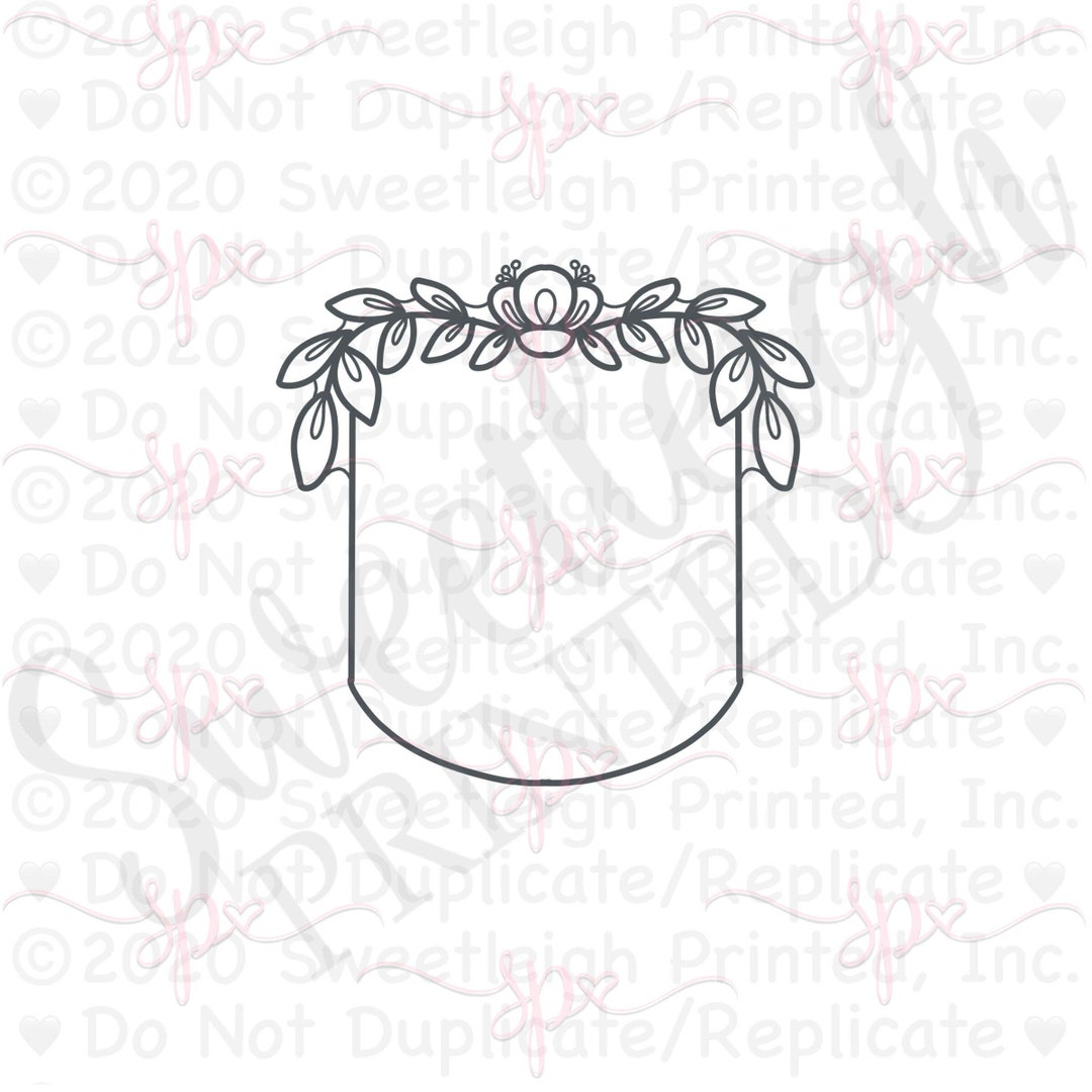 Greenery Shape 1 Cookie Cutter - Etsy