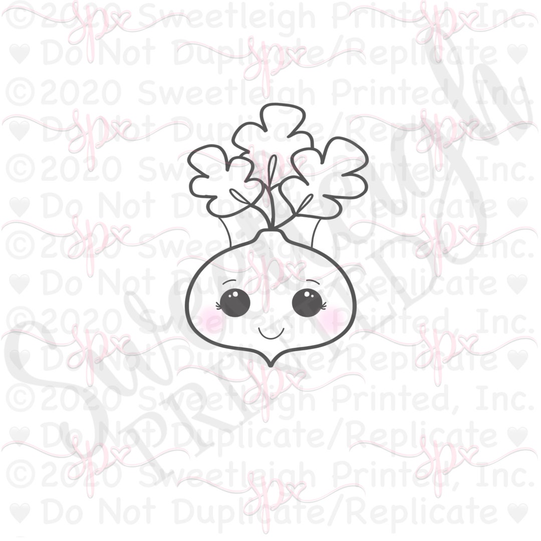 Radish Cookie Cutter - Etsy