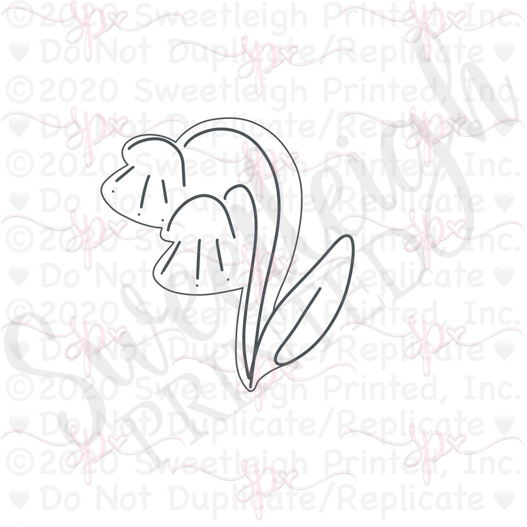 Droopy Flowers Cookie Cutter - Etsy