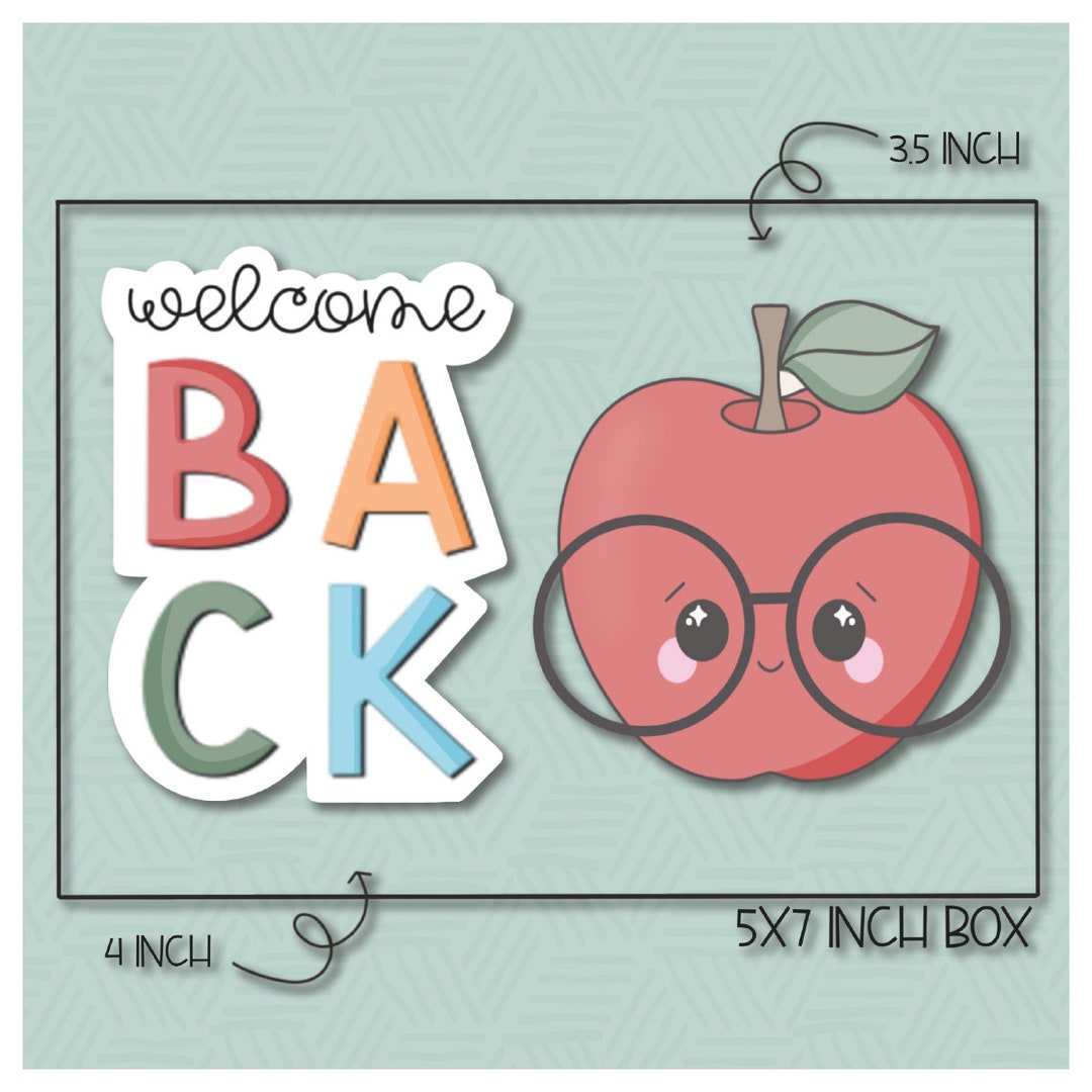 Welcome Back Cookie Cutter Set - Etsy