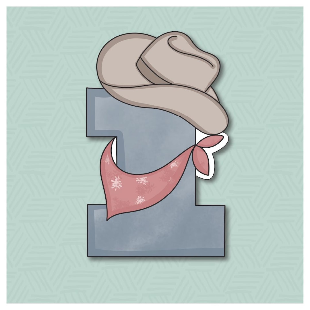 Cowboy Number One Cookie Cutter - Etsy