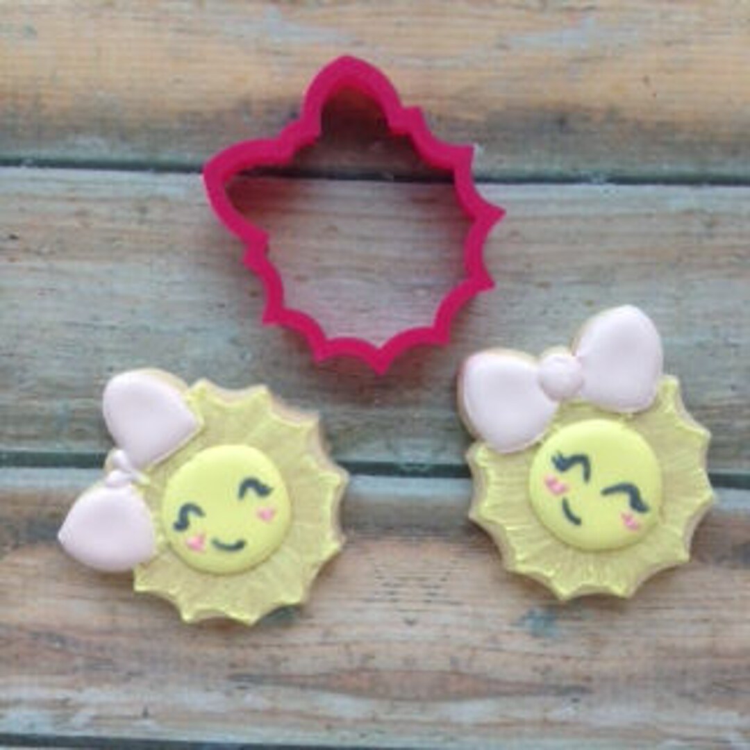Girly Sun Cookie Cutter - Etsy