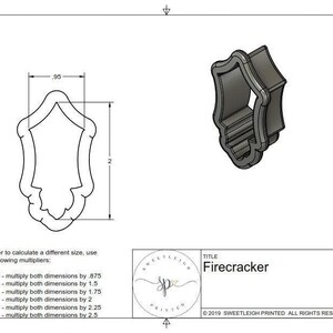 Firecracker Cookie Cutter - Etsy