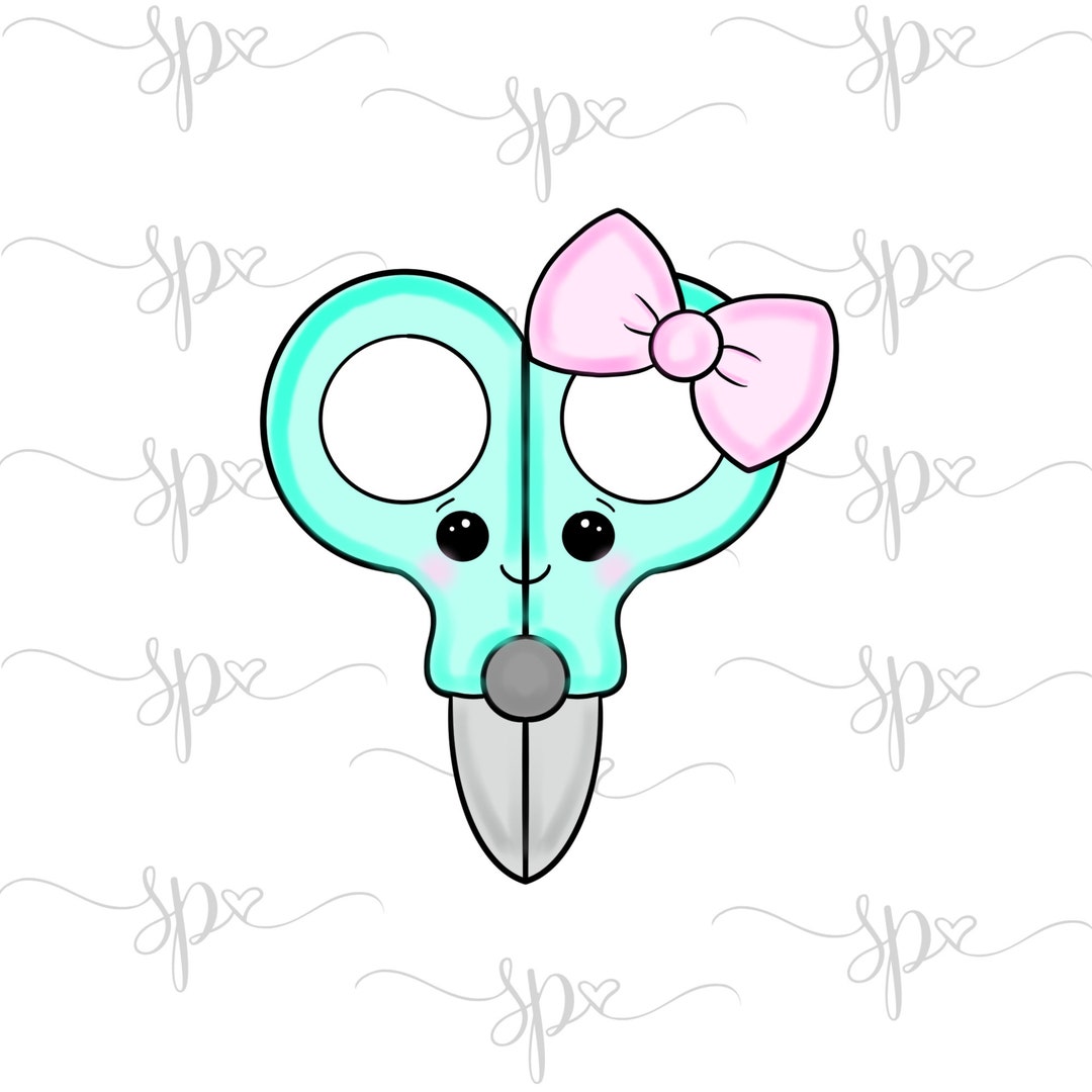 Kawaii Scissors Cookie Cutter - Etsy