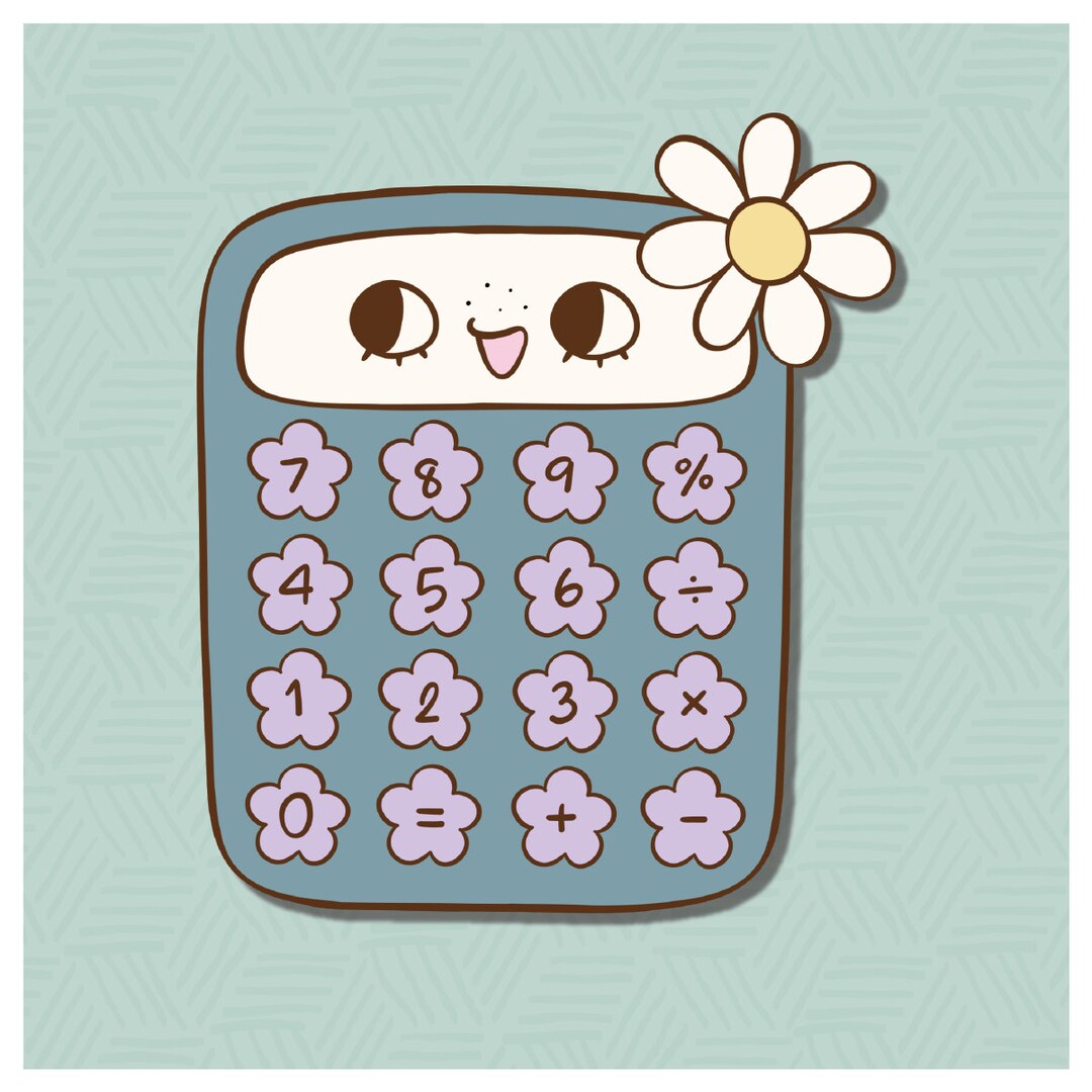 Groovy Calculator Cookie Cutter - Etsy