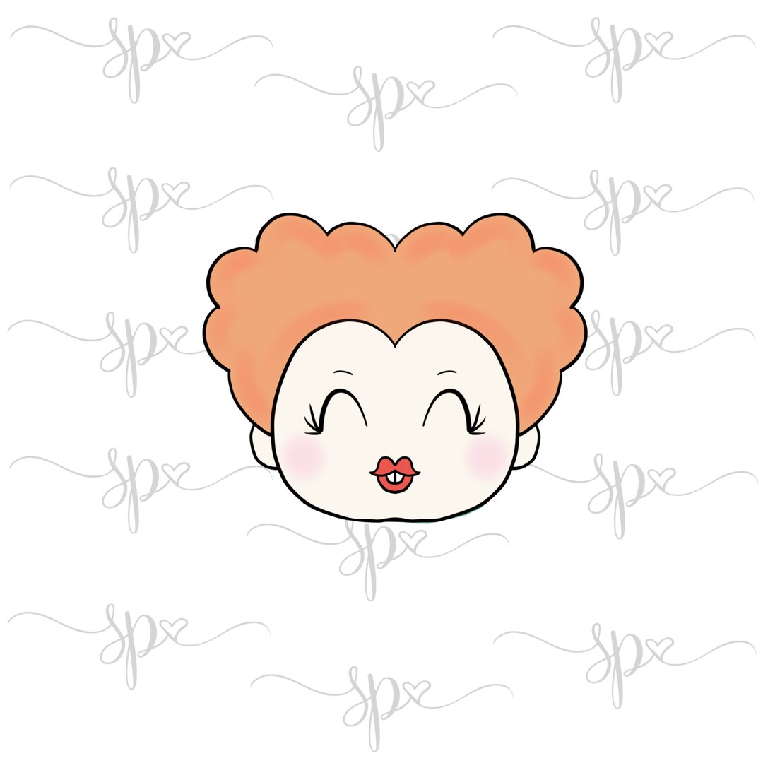 Winifred Sanderson Face 2018 Cookie Cutter - Etsy