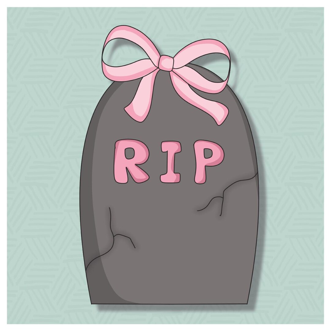 Coquette Headstone Cookie Cutter - Etsy