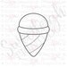 Sno Cone Cookie Cutter - Etsy