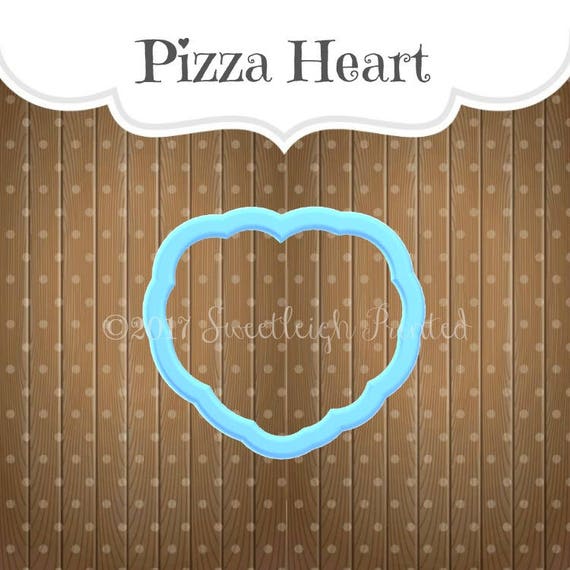 Pizza Heart Cookie Cutter | Etsy
