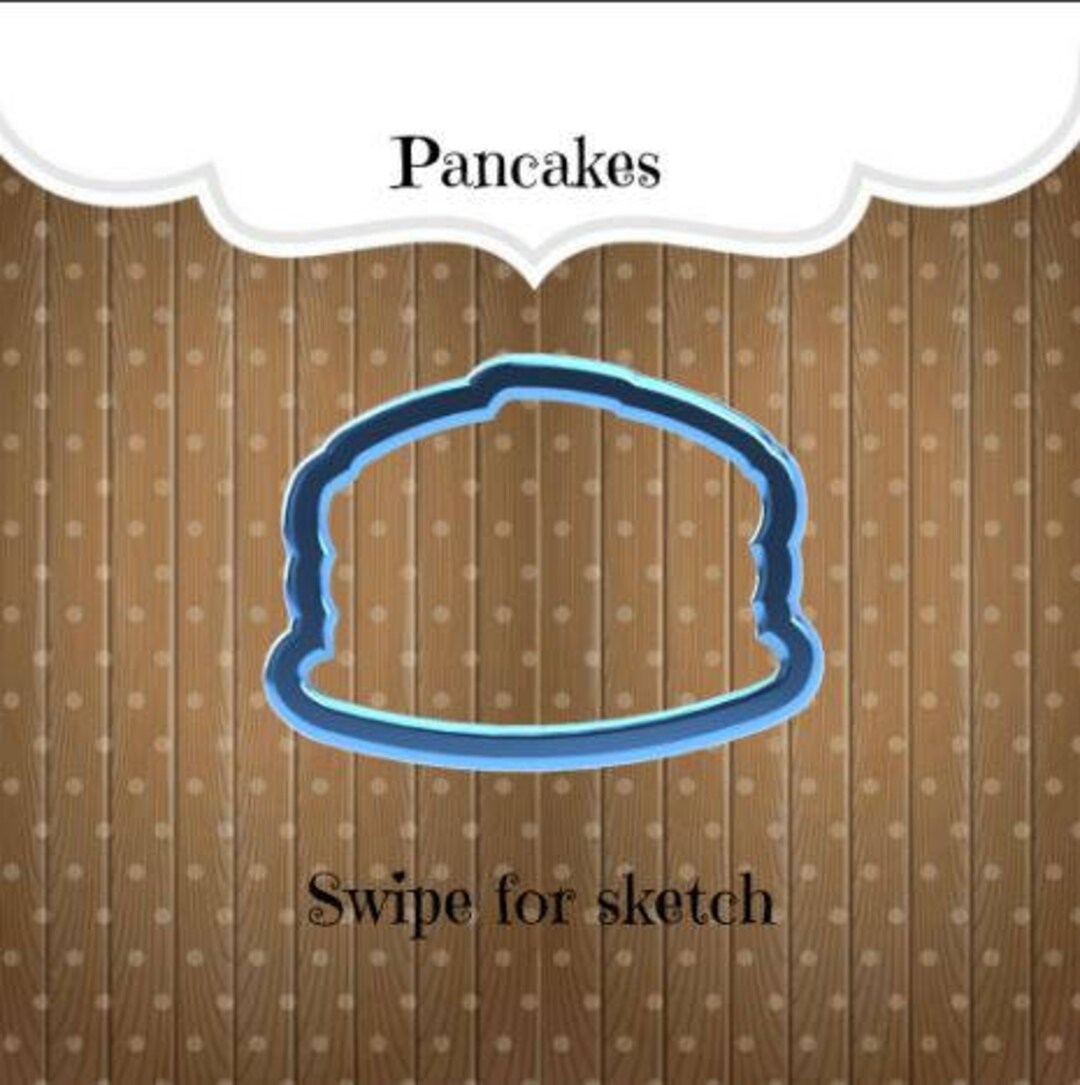 Pancakes Cookie Cutter - Etsy