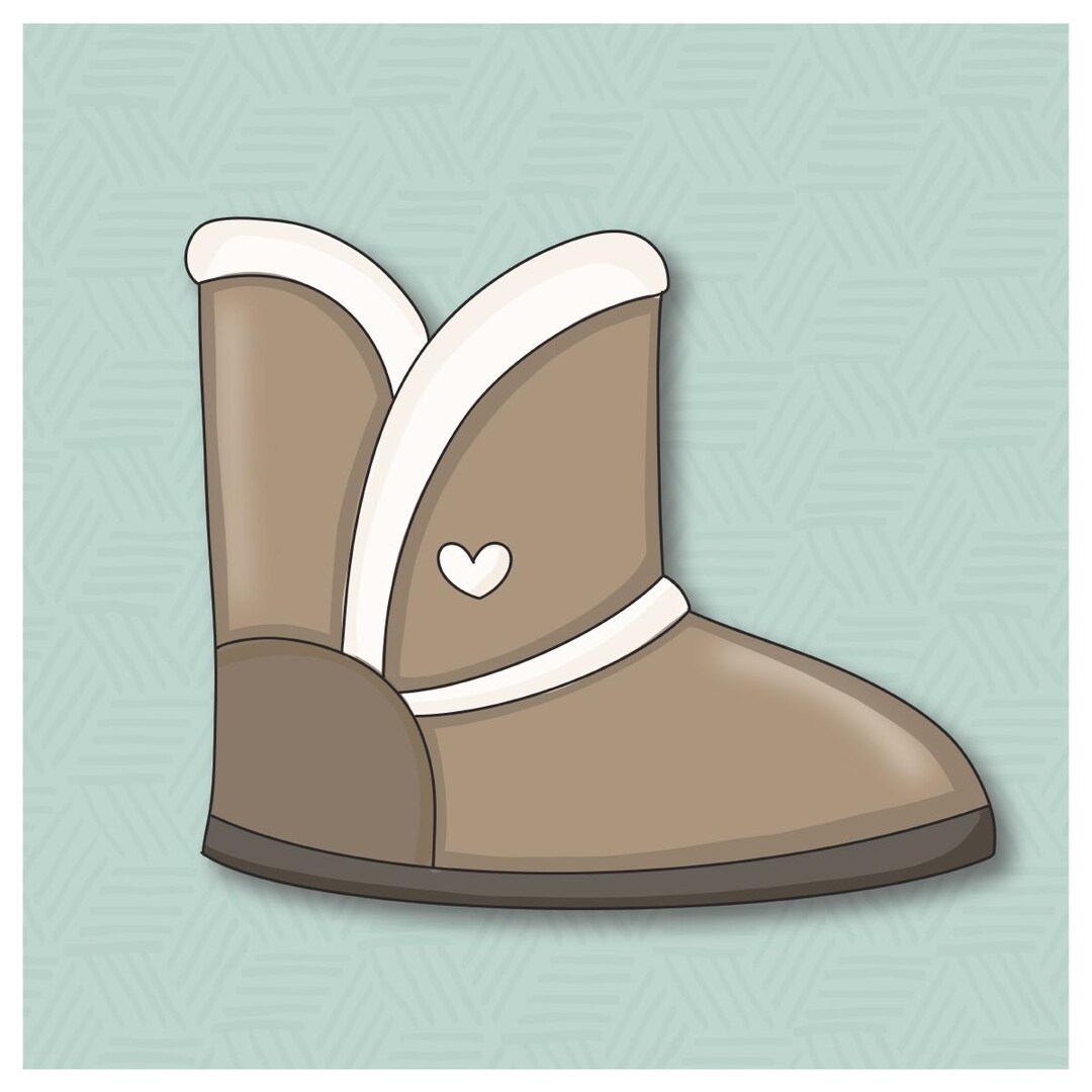 Basic Ugg Boot Cookie Cutter - Etsy