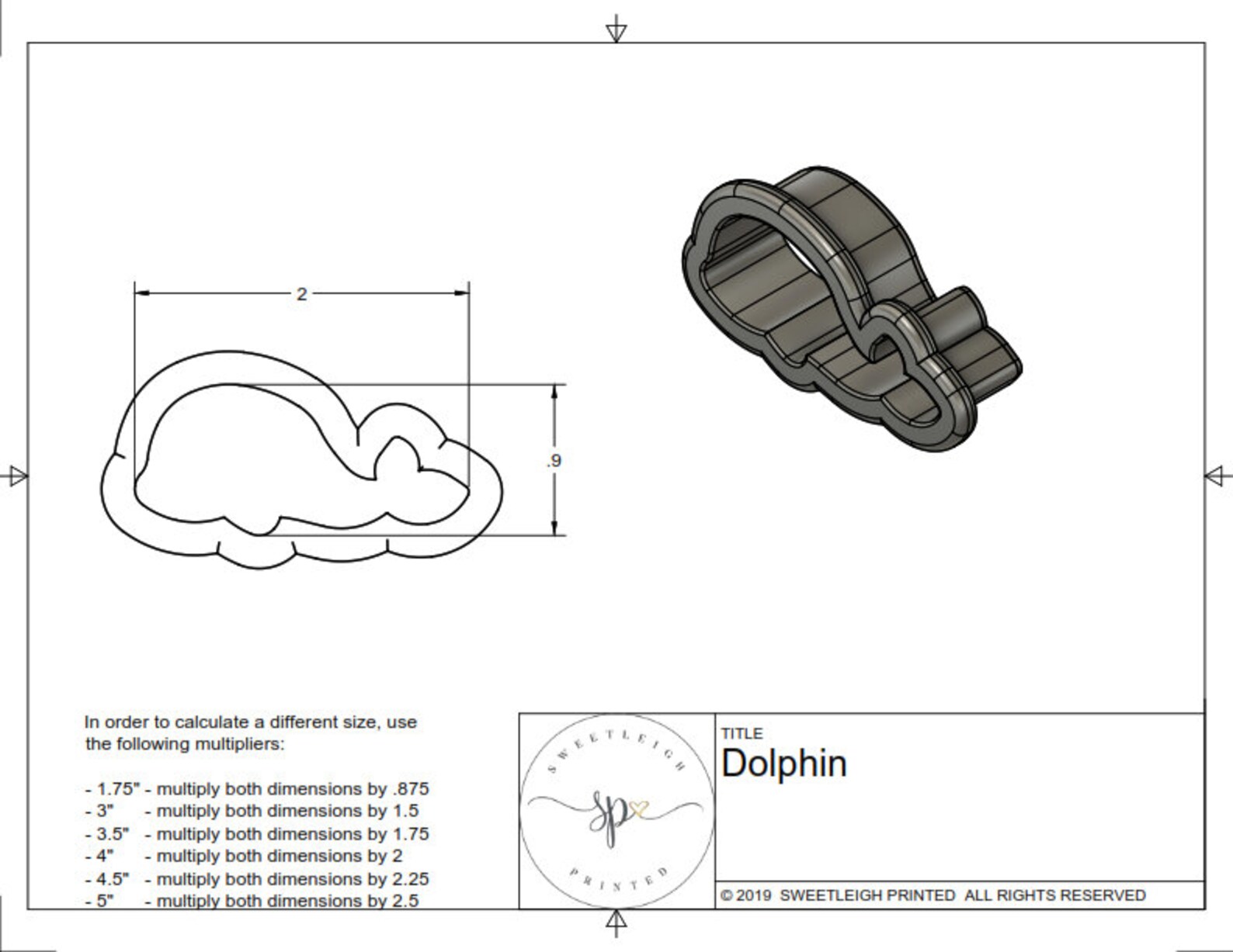 Dolphin Cookie Cutter - Etsy