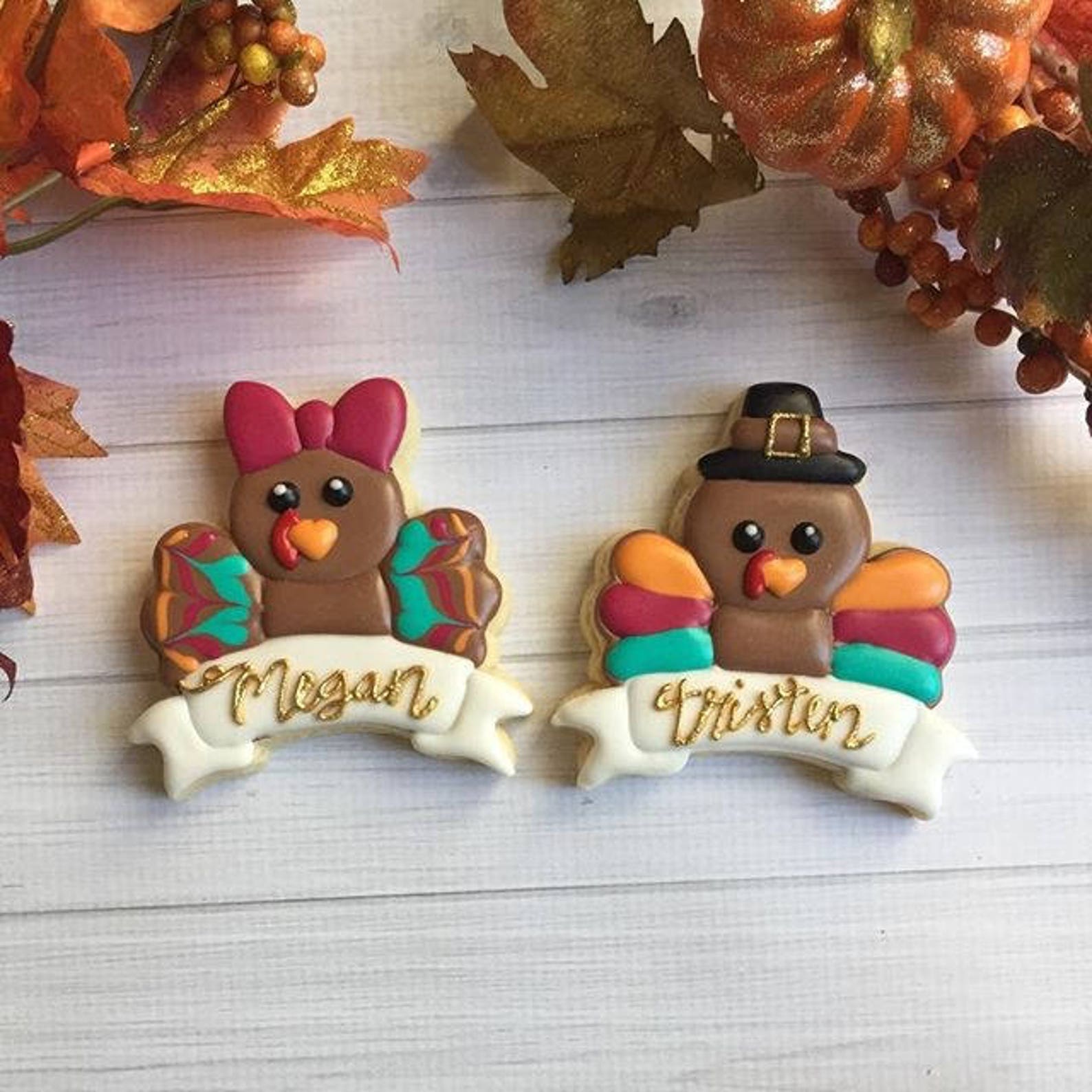 Pilgrim Turkey Place Card Cookie Cutter - Etsy