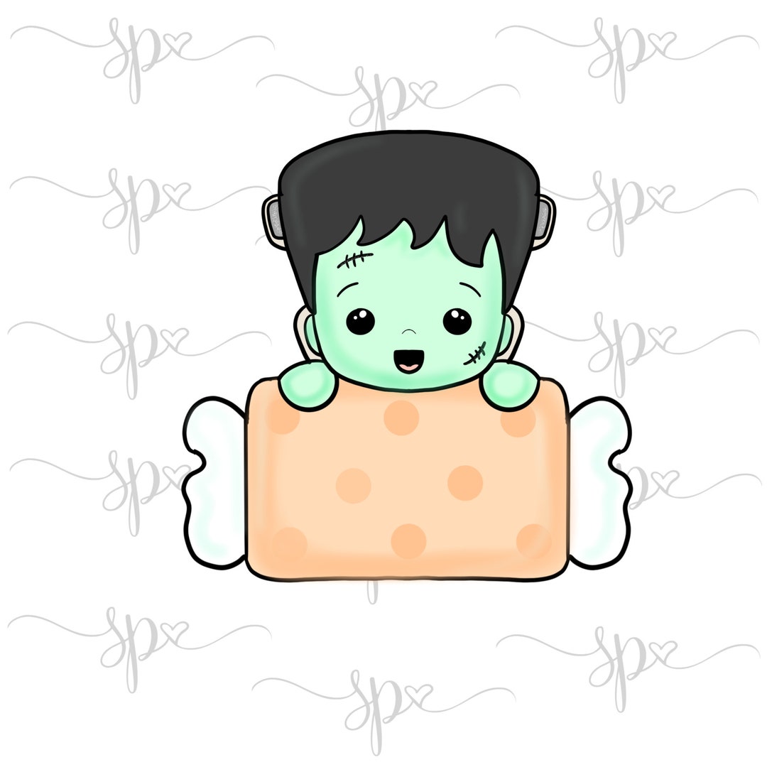 Frankenstein Candy Plaque Cookie Cutter - Etsy