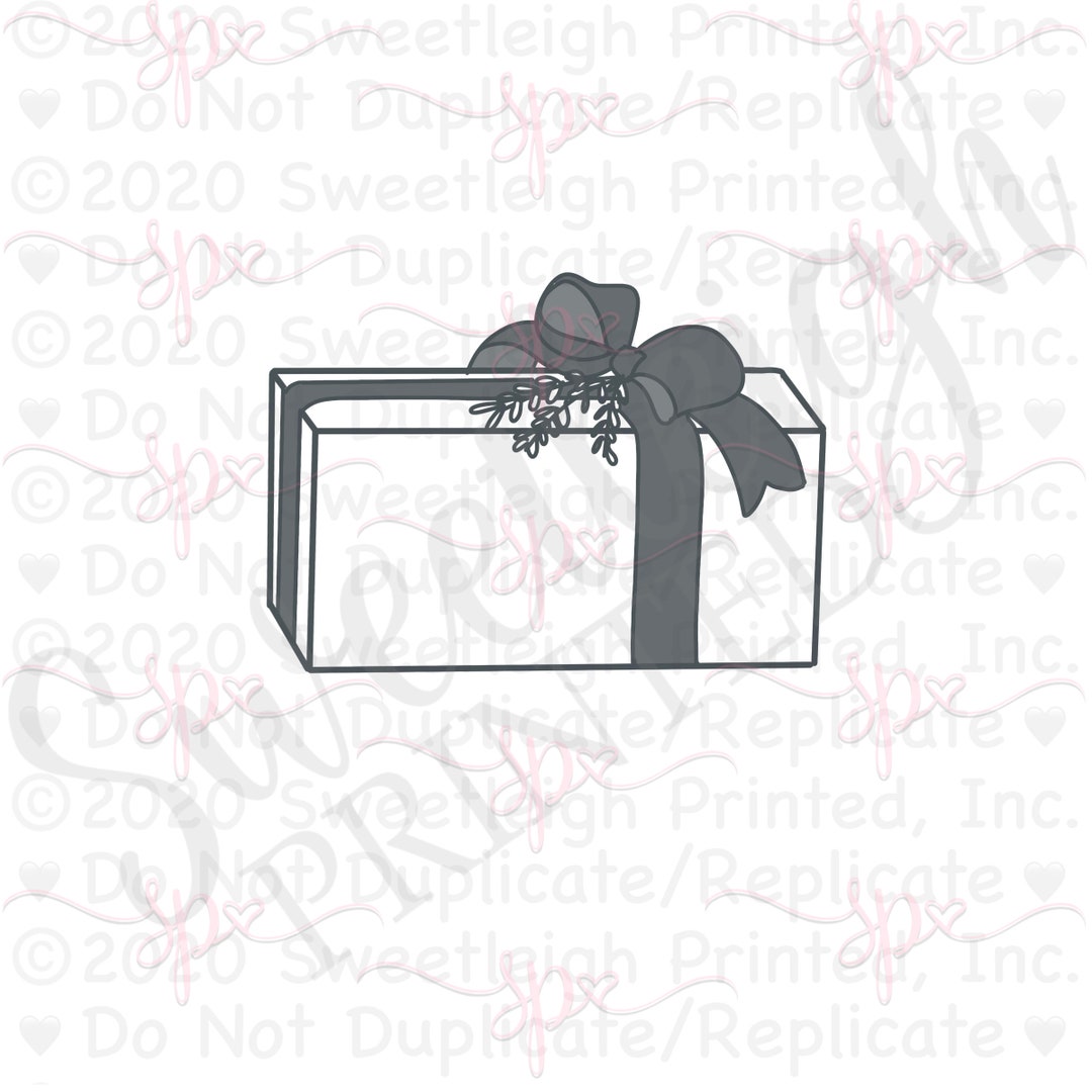 Modern Present 1 Cookie Cutter - Etsy