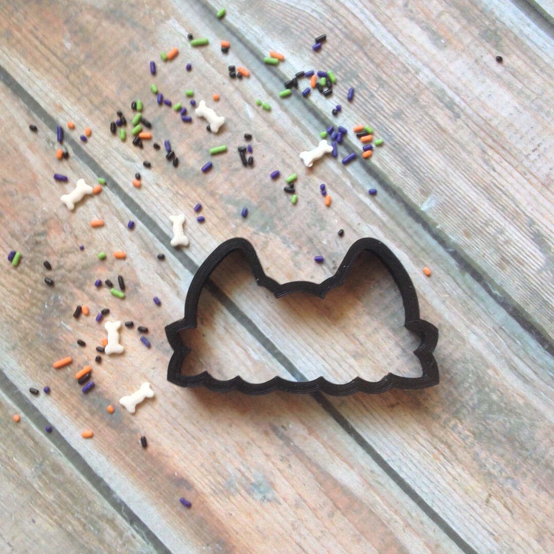 Floral Kitten Ears Cookie Cutter - Etsy