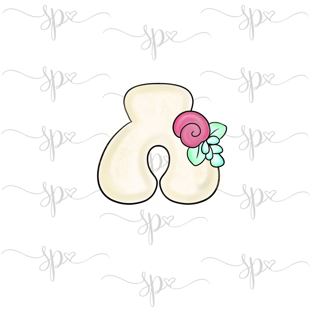 Chubby Floral Wishbone Cookie Cutter - Etsy