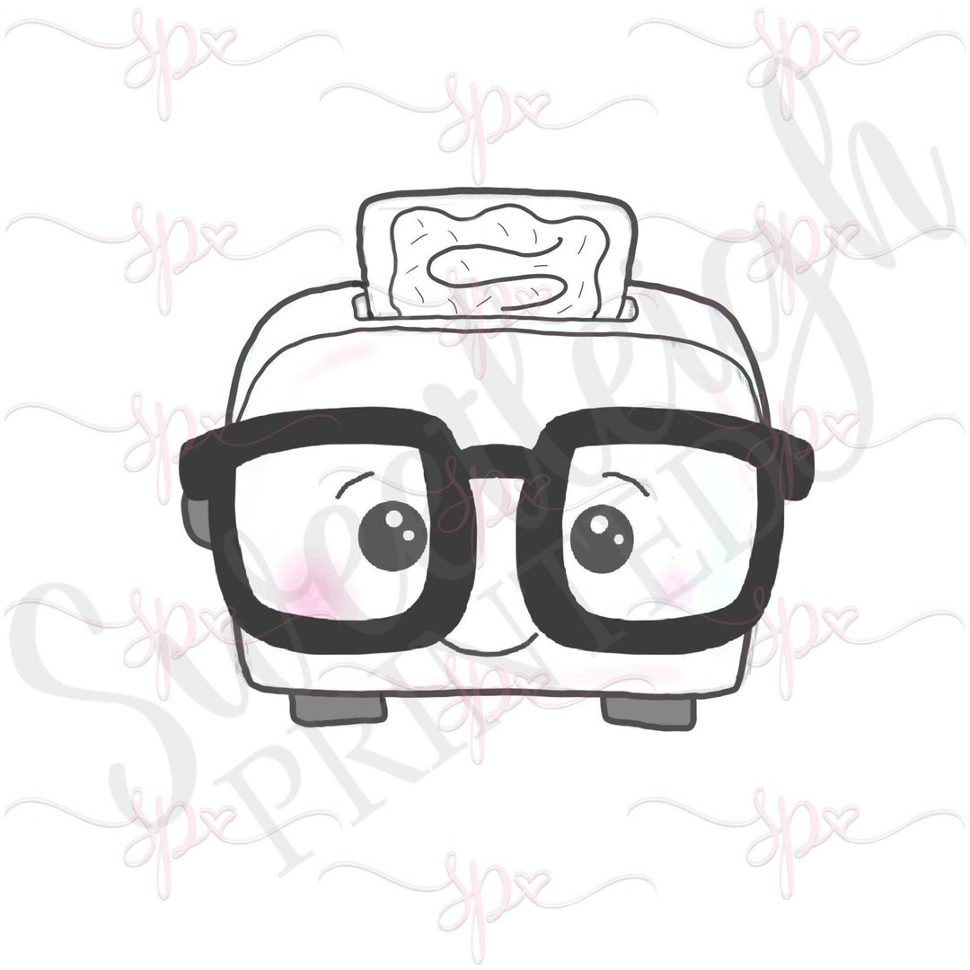 Nerdy Toaster With Poptart Cookie Cutter - Etsy