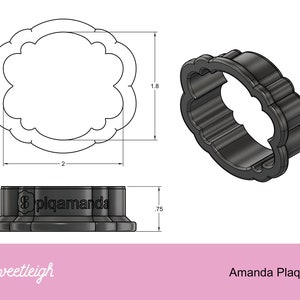 Amanda Plaque Cookie Cutter - Etsy