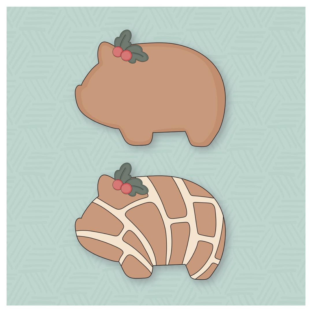 Christmas Marranitos Cookie Cutter - Etsy