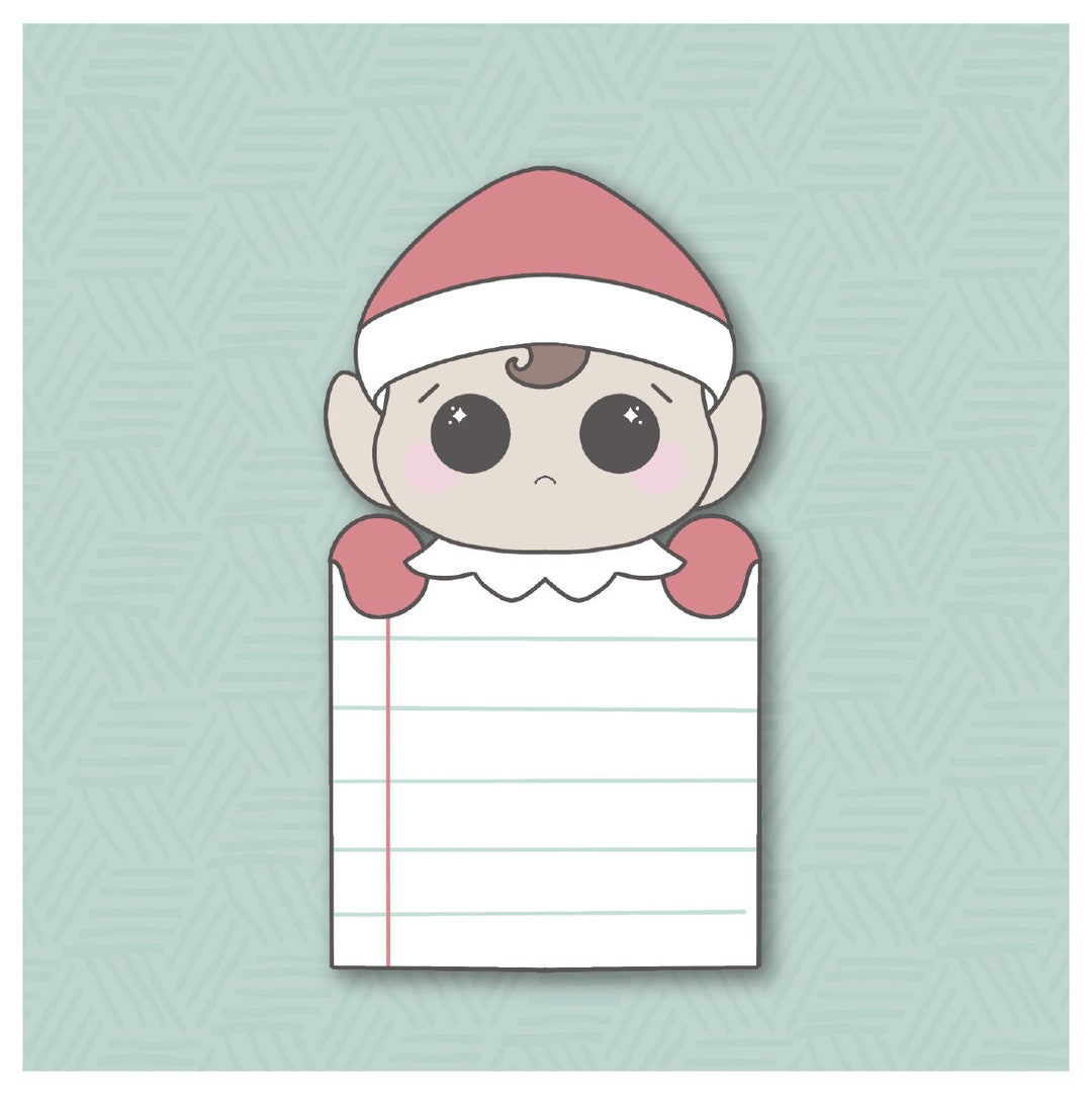 Elf Letter Plaque Cookie Cutter - Etsy