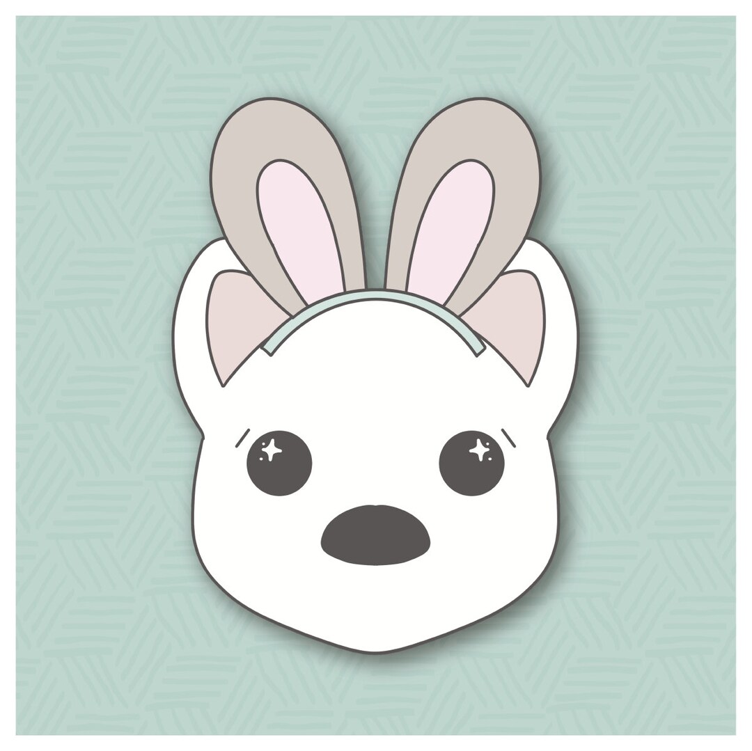 Bunny Bullseye Face Cookie Cutter - Etsy
