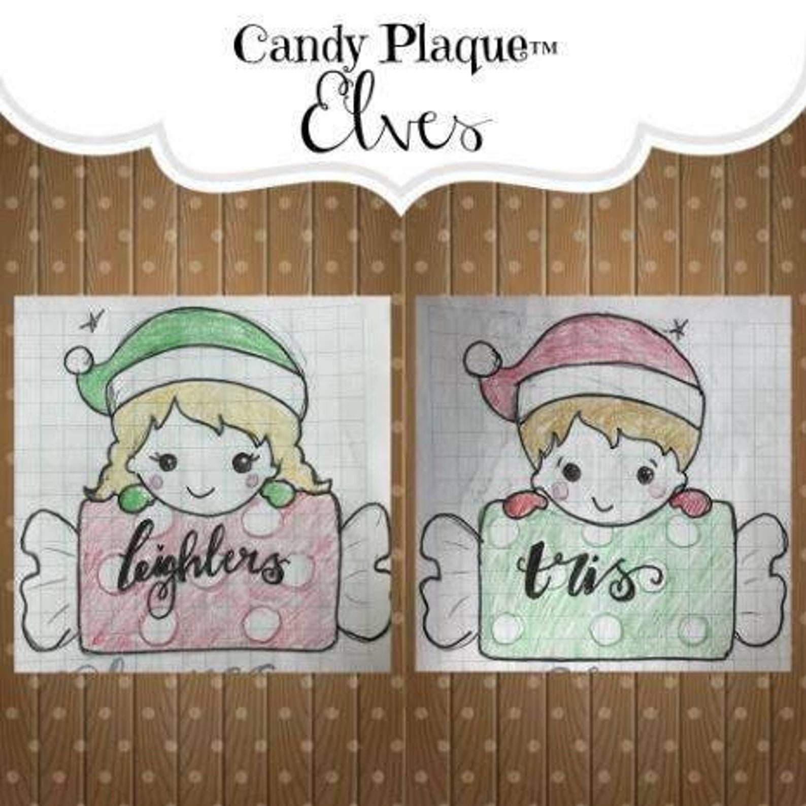 Elf Boy Candy Plaque™ Cookie Cutter - Etsy