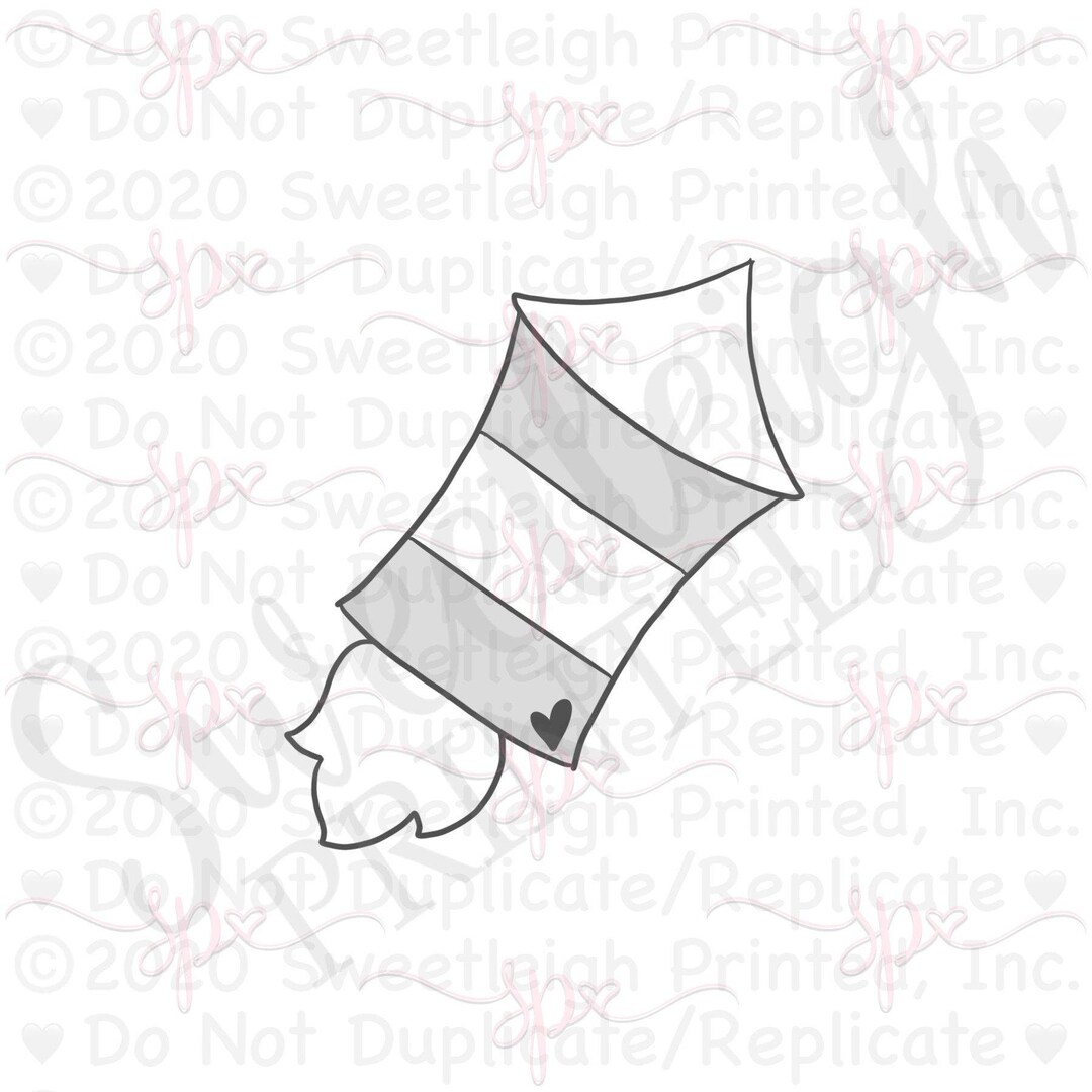 Firecracker Cookie Cutter - Etsy