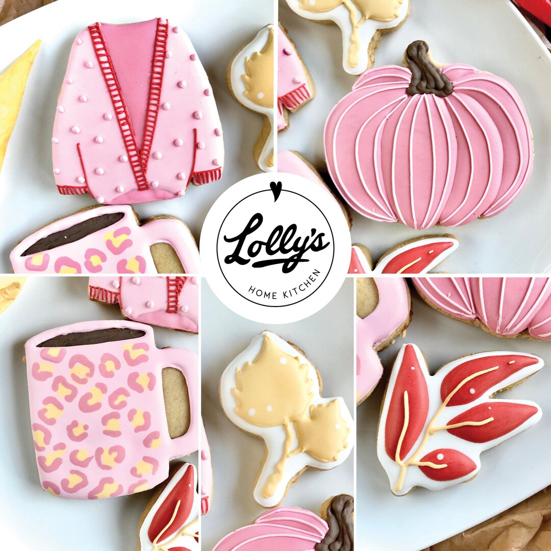 Lolly's Home Kitchen Cozy Rosy Fall Cookie Class Cutters - Etsy