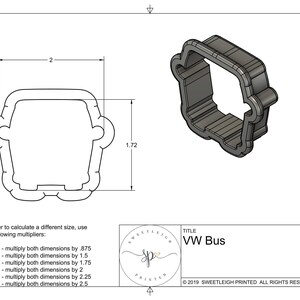 VW Bus Cookie Cutter - Etsy