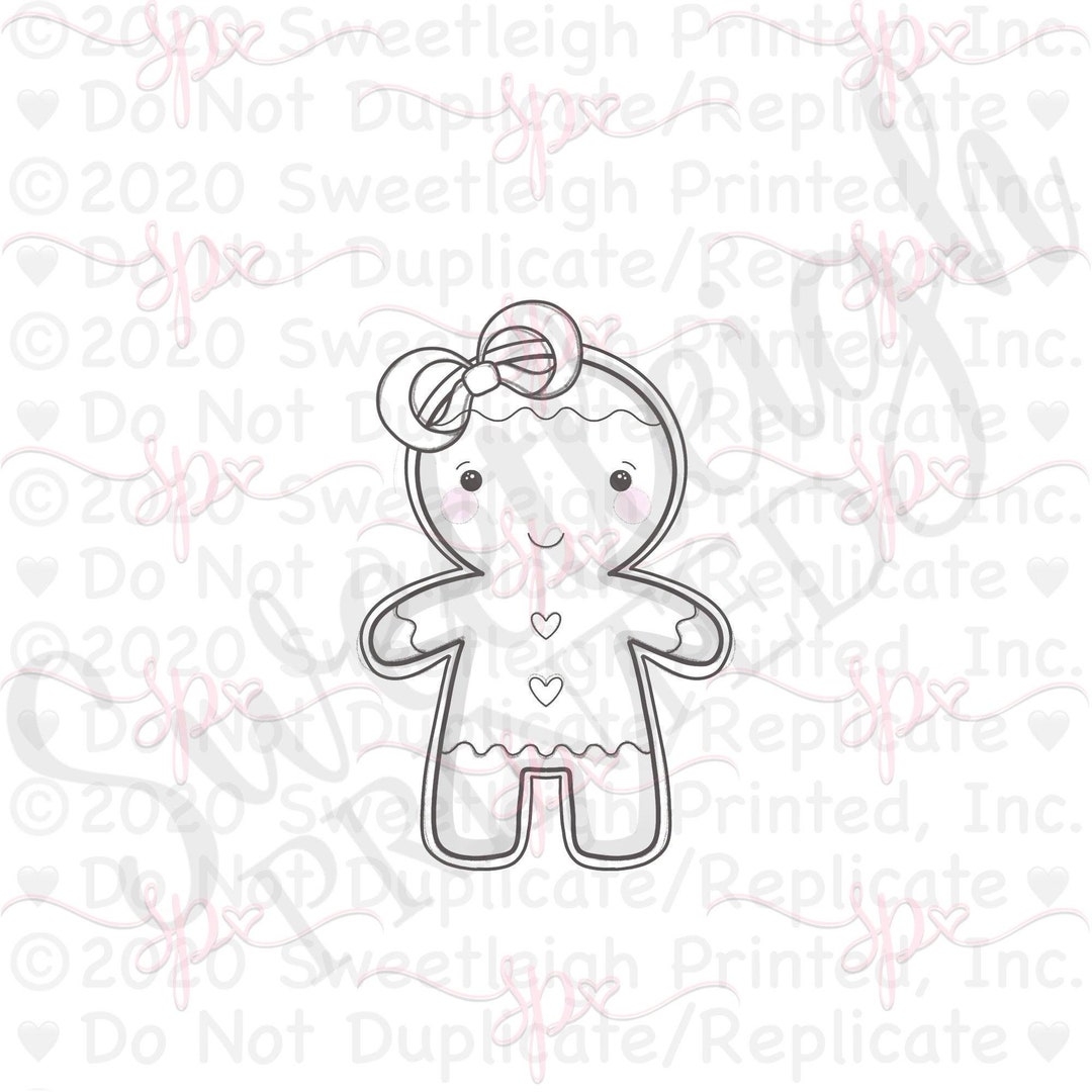 Girly Gingy 2021 Cookie Cutter - Etsy