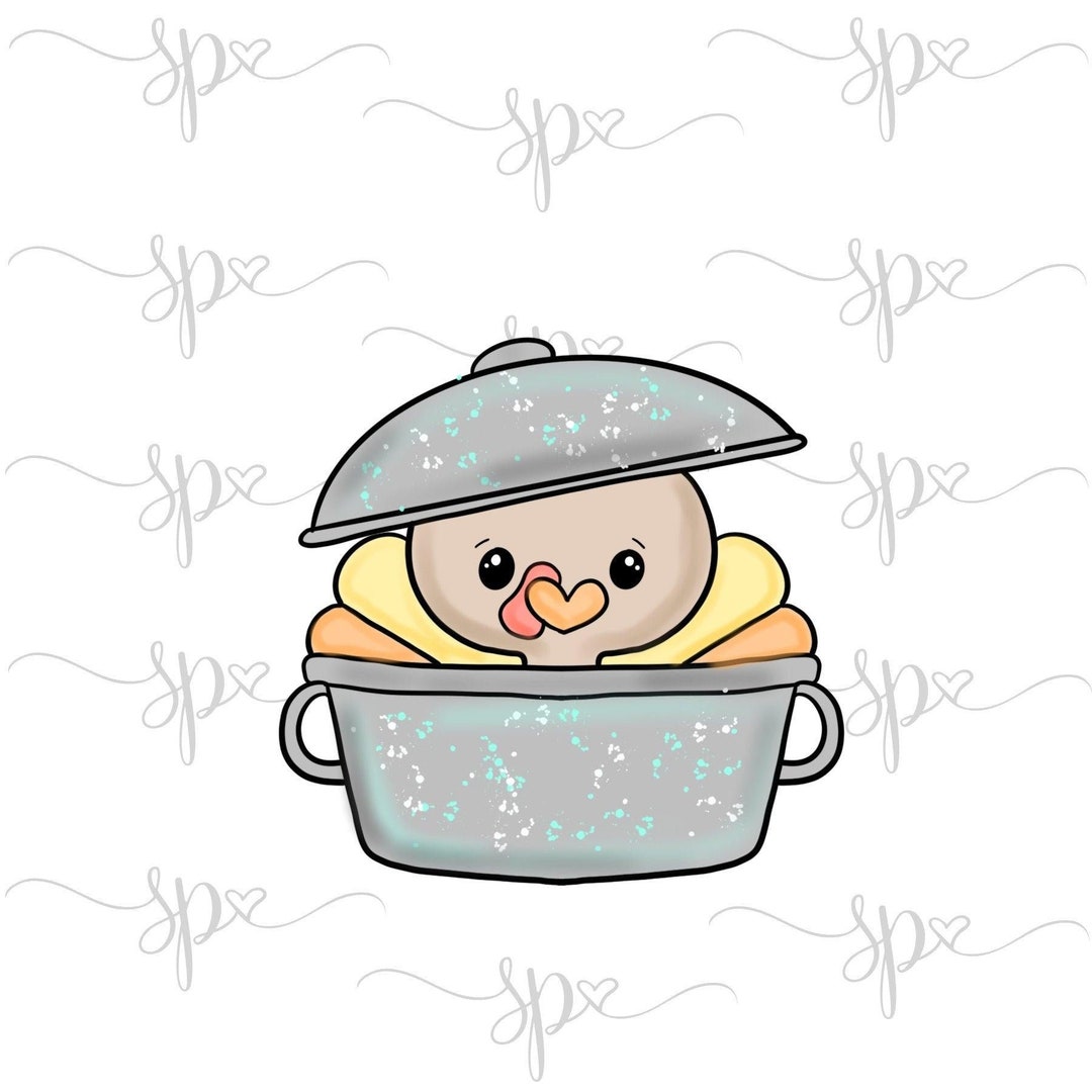 Turkey Pot Cookie Cutter - Etsy