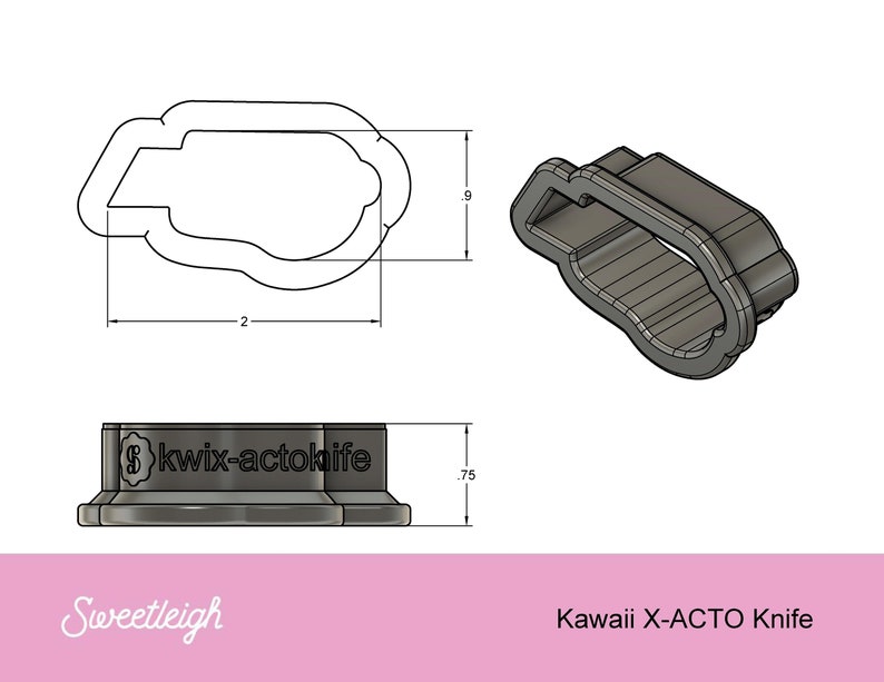 Kawaii X-acto Knife Cookie Cutter - Etsy