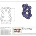 Bunny With Egg Cookie Cutter - Etsy